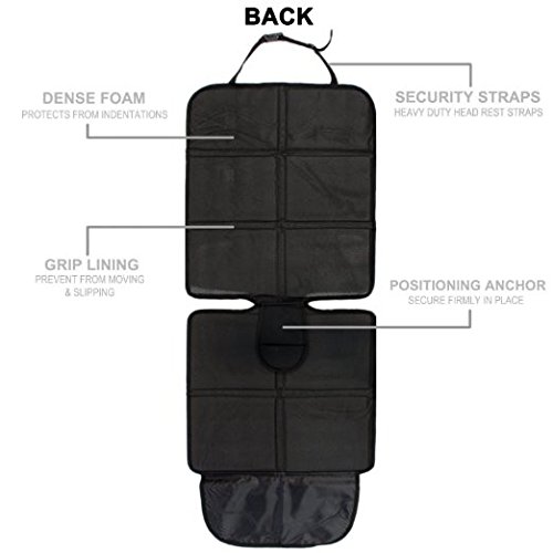 KHOMO GEAR - Baby Infant Car Seat Cover Protector - Black - Car Seat Protector