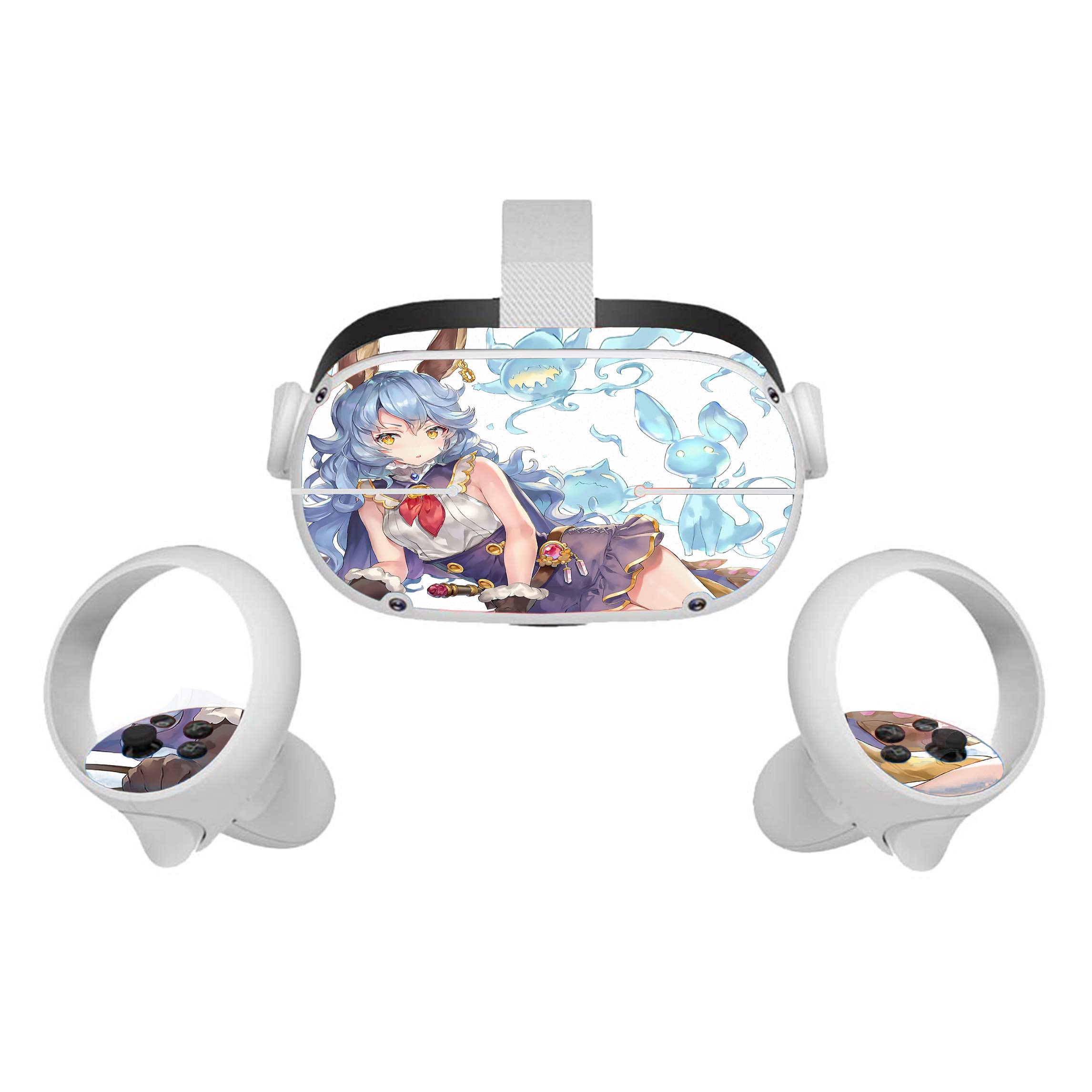 Adventure Fantasy World Moblie Game Oculus Quest 2 Skin VR 2 Skins Headsets and Controllers Sticker Protective Decal Accessories