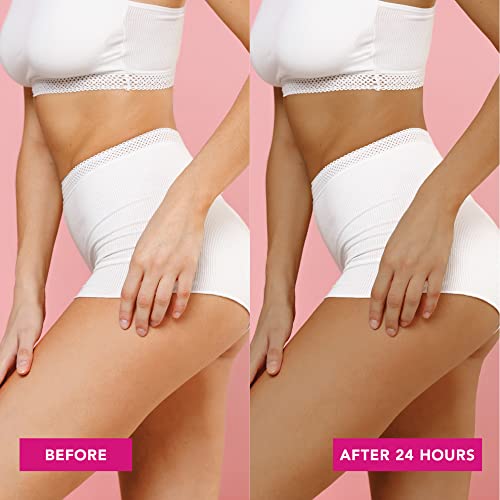 Jergens Natural Glow Instant Sun Sunless Tanning Towelettes, Single-Use Self Tanner Wipes for Flawless, Natural-Looking Color, 6 Count