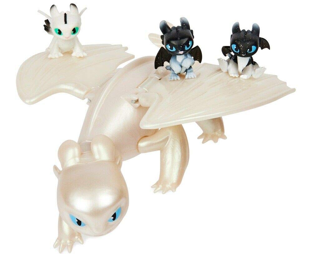 Dreamworks Dragons Legends Evolved Lightfury and Nightlights