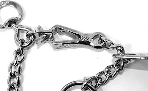 Herm Sprenger Chrome Plated Steel Training Prong Collar with Quick Release Snap for Dogs, Small, 2.25mm, 16-Inch