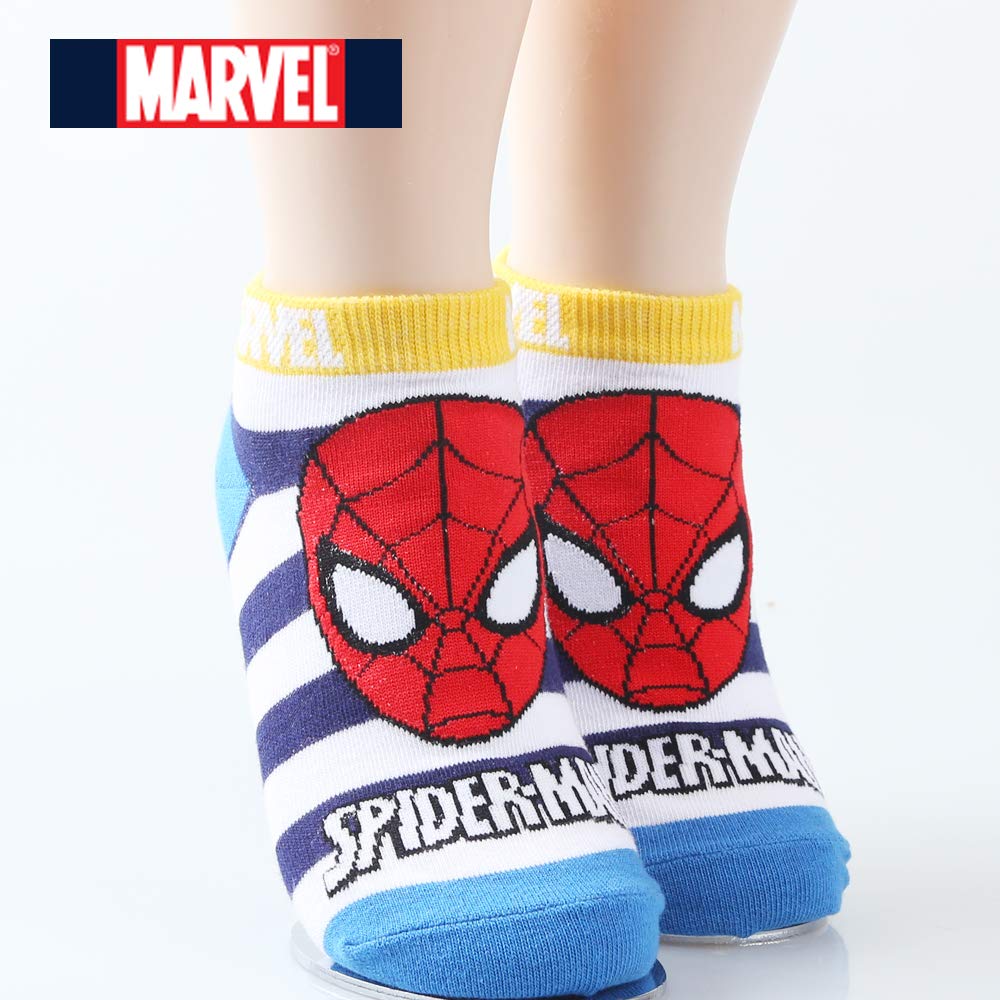 6 Pairs Premium No Show Socks for Boys, Multicolor, 4-6 years old