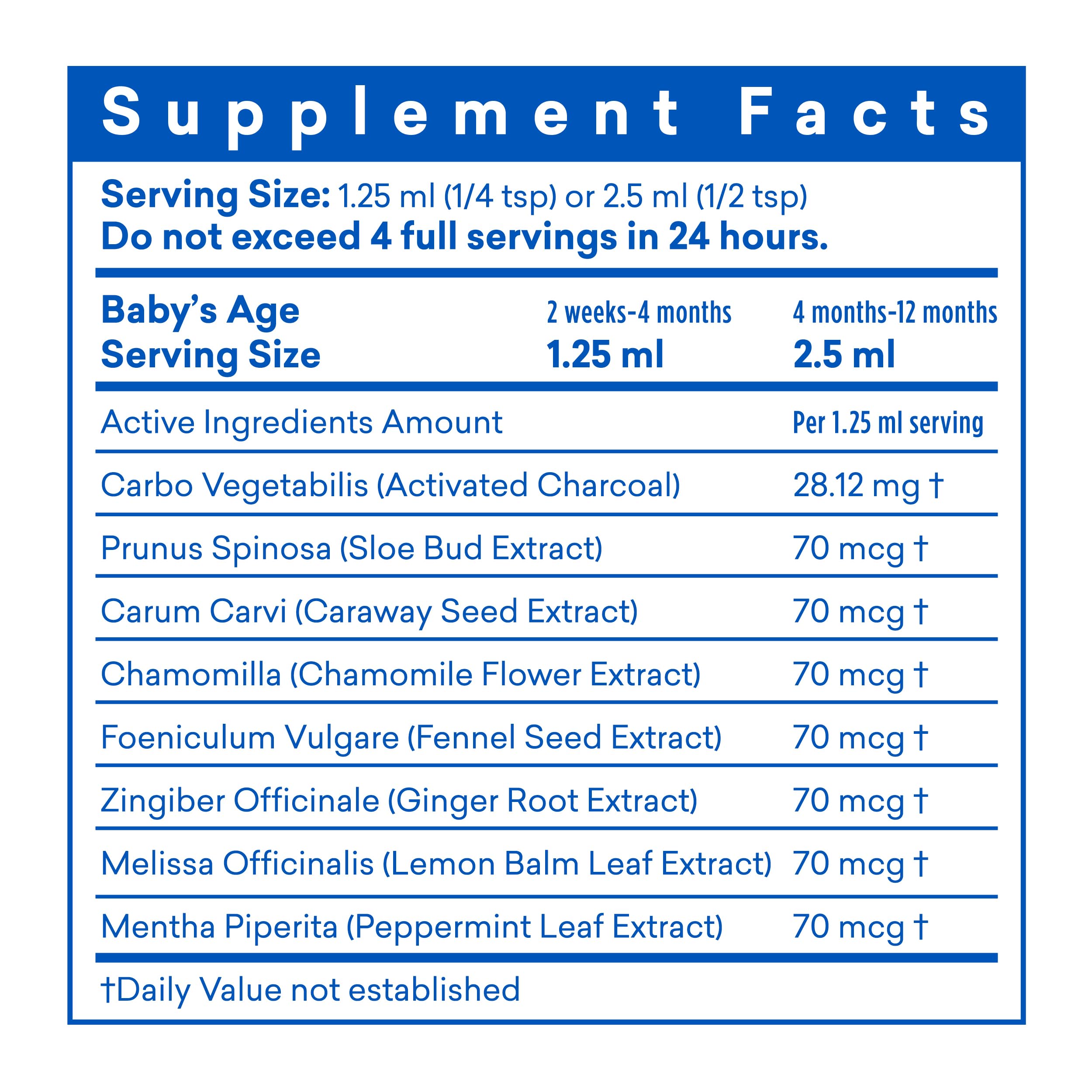 Colic Calm Gripe Water, Colic & Infant Gas Relief Drops, 2 Ounce