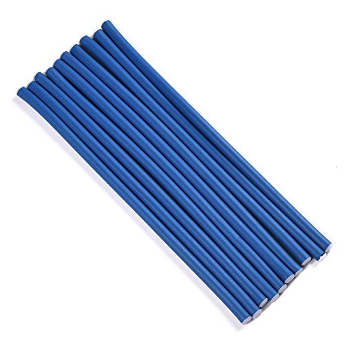 MY LIKE 20-pack 9.5" Twist-Flex Soft Bendy Foam Hair Roller Flexible Curing Rods-Hair Curlers For Long,Medium and Short Hair(Diameter 0.8cm)
