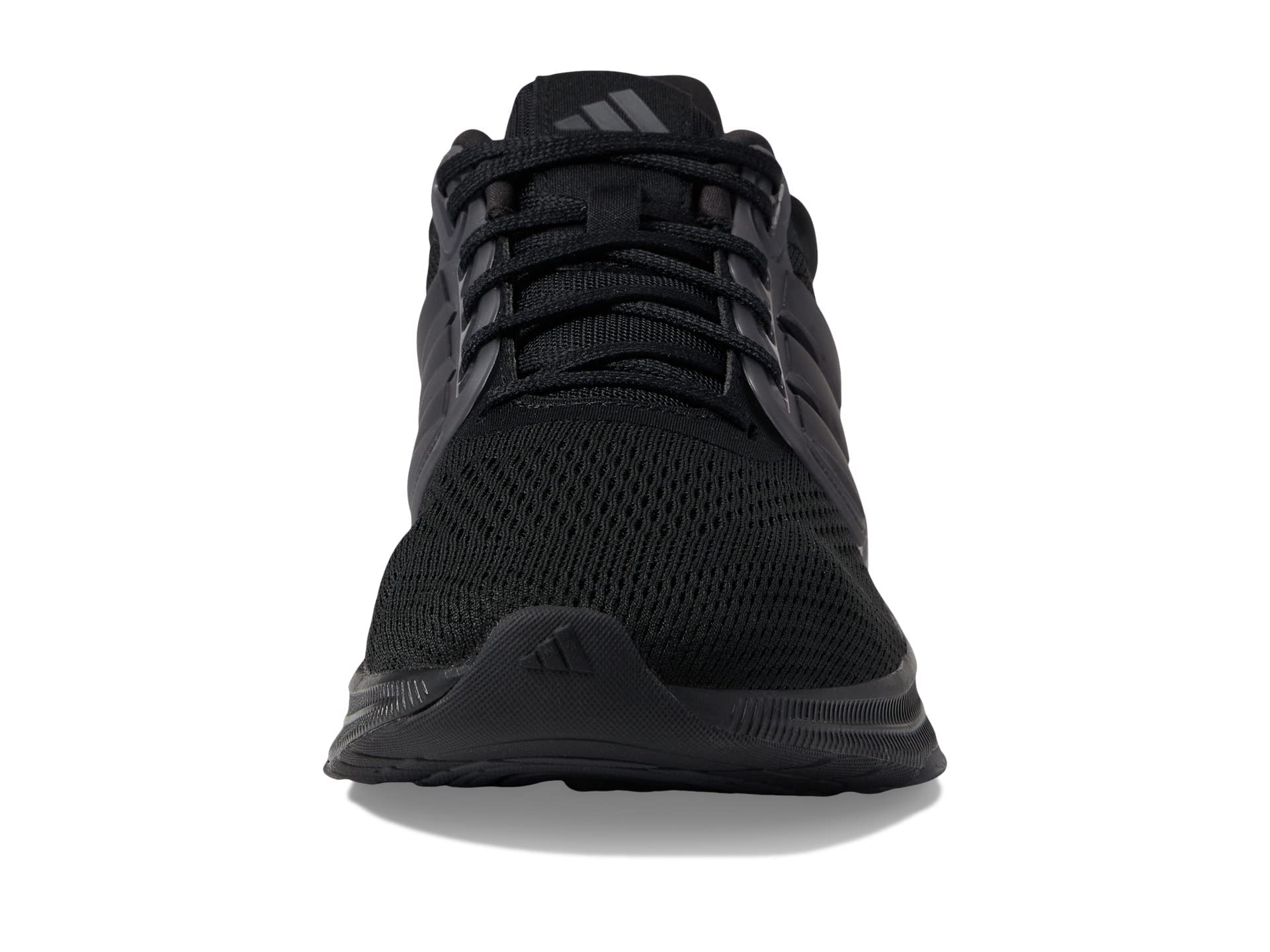 adidas Men's Ultrabounce Running Shoe, Black/Black/Carbon (Wide), 9