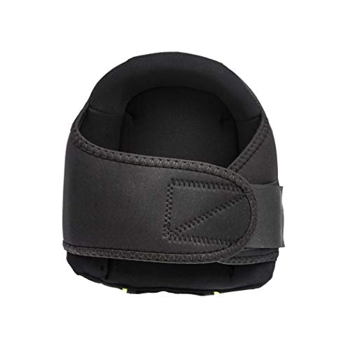 Amazon Basics Non-Marring Polyester-Cap Knee Pads, 9.5 in, 1 pair, One Size, Black