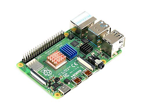 Waveshare Colorful Heat Sink Set Suitable for Raspberry Pi 4B/3B+ 2X Aluminum + 1x Copper with Gum