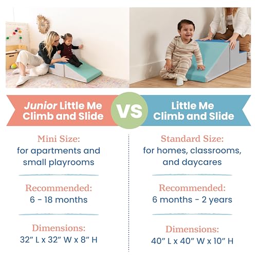 ECR4Kids Softzone Little Me Climb and Slide, Toddler Playset, Contemporary, 2-Piece