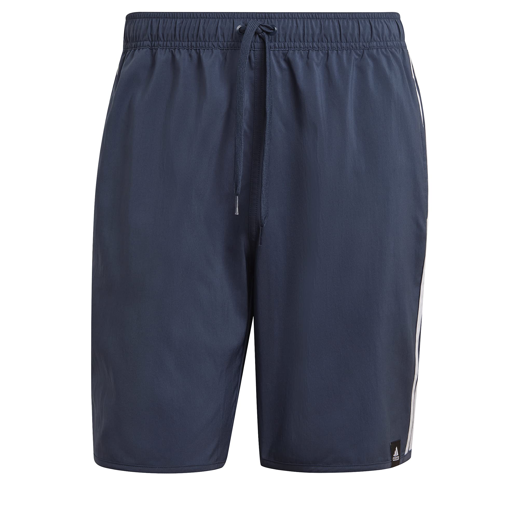 adidas mens 3-Stripes CLX Swim Shorts Crew Navy/White X-Large