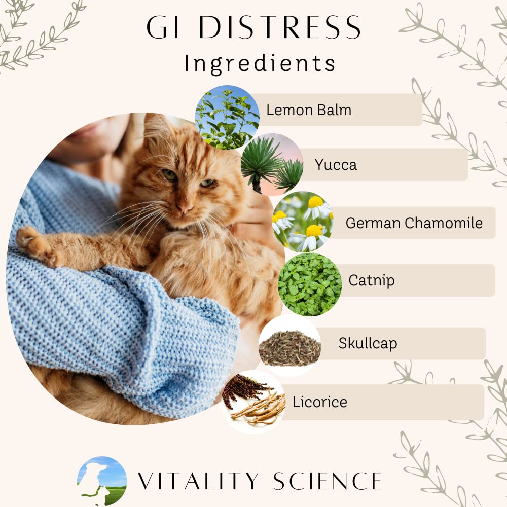 Vitality Science TRDV Protocol for Cats | 3 Part Holistic Treatment | Cat Probiotics for Diarrhea & Digestive Support | Cat Supplements for Cat Immune Support | Anti Diarrhea for Cats (Tuna, Small)