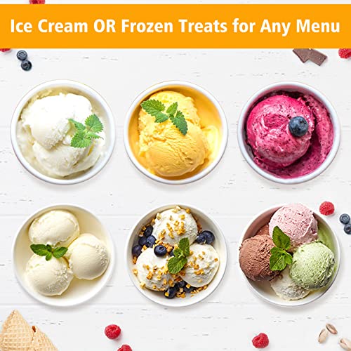 CTSZOOM Replacement Containers Ice Cream Pints and Lids for deluxe cream maker, Creami Pint Containers Compatible with NC501 NC500 Series (Yellow, Green)