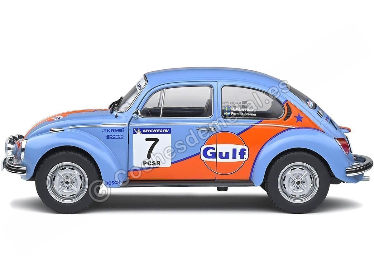solido S1800517 1:18 2019 Volkswagen Beetle 1303 Rallye Colds Balls Collectible Miniature car, Multi