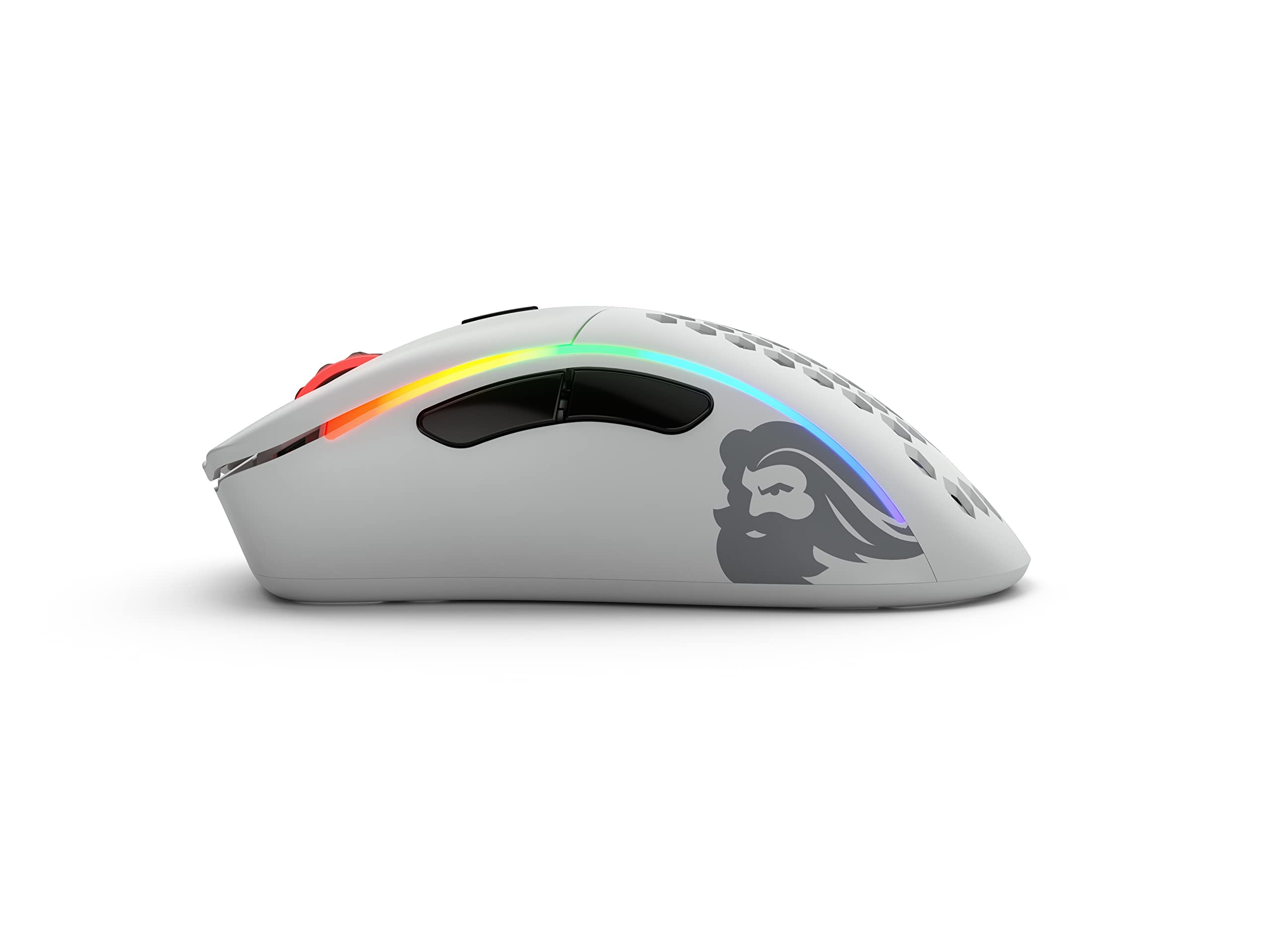 Glorious Model D Wireless Gaming Mouse - RGB 69g Lightweight Wireless Gaming Mouse (Matte White) (RENEWED)