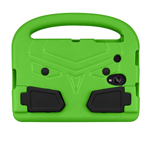 UGOcase 8 inch Kids Case for Samsung Galaxy Tab E 8.0 SM-T375/T377 & Tab A 8.0 2017 SM-T380/T385 & Tab A 8.0 2018 SM-T387 & Tab 4 8.0 SM-T330, Shockproof Handle Stand Child EVA Foam Case Cover, Green