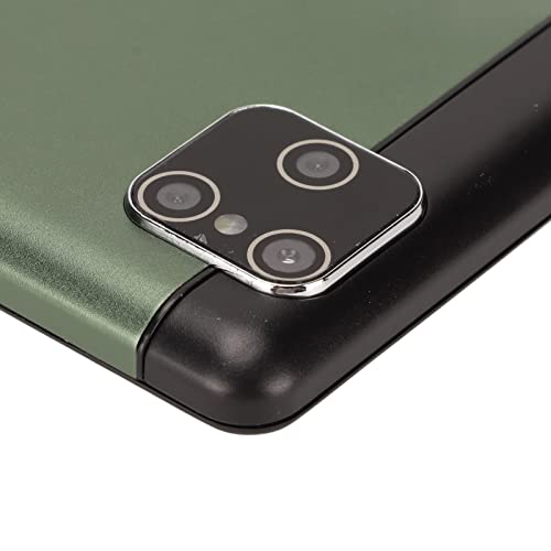 8 Inch Tablet, 8 Inch IPS LCD Dual Standby Dual Card 3 Card Slots Green 2GB RAM 32GB ROM Calling Tablet 100240V for Android5.1 Games (US Plug)