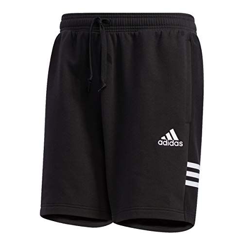 adidas mens Essentials Comfort Shorts Black/White X-Large