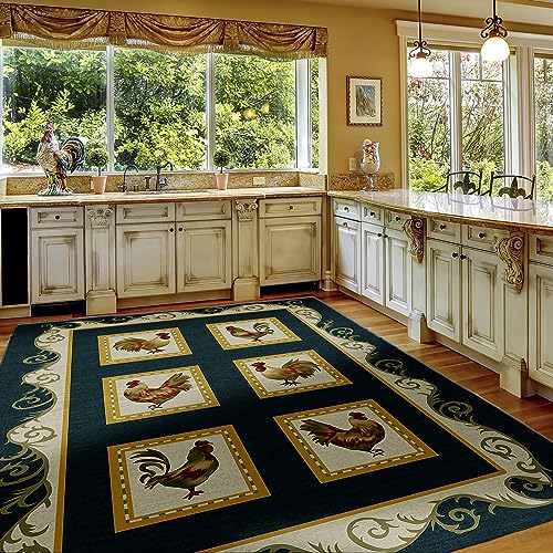 Dalyn Rugs Indoor/Outdoor Kendall KE4 Black Washable 8' x 10' Rug