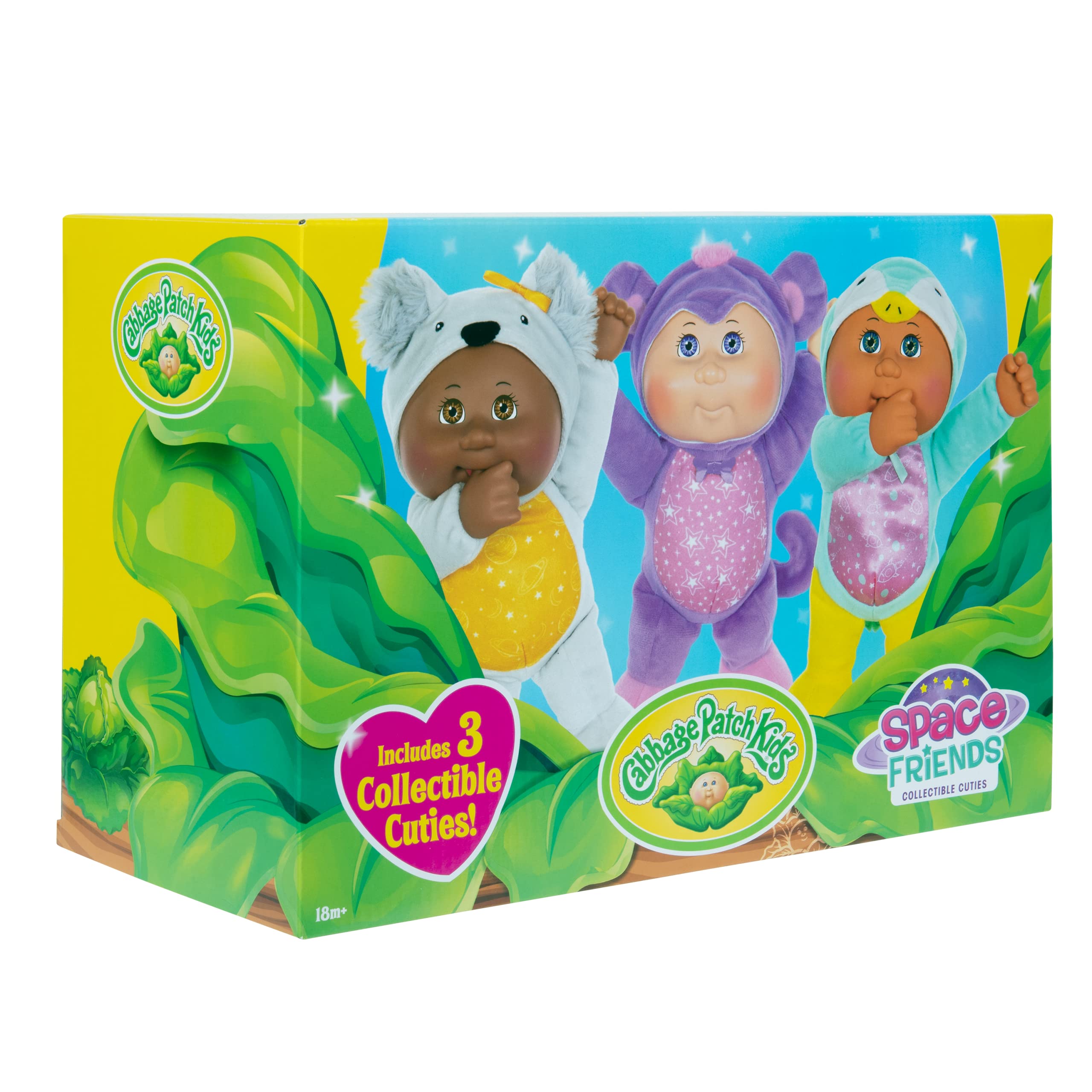Cabbage Patch Kids Cuties, Fantasy Friends, 9" 3-Pack - Realistic CPK Babies Dressed as Magical Unicorns, Collectible Dolls - Amazon Exclusive