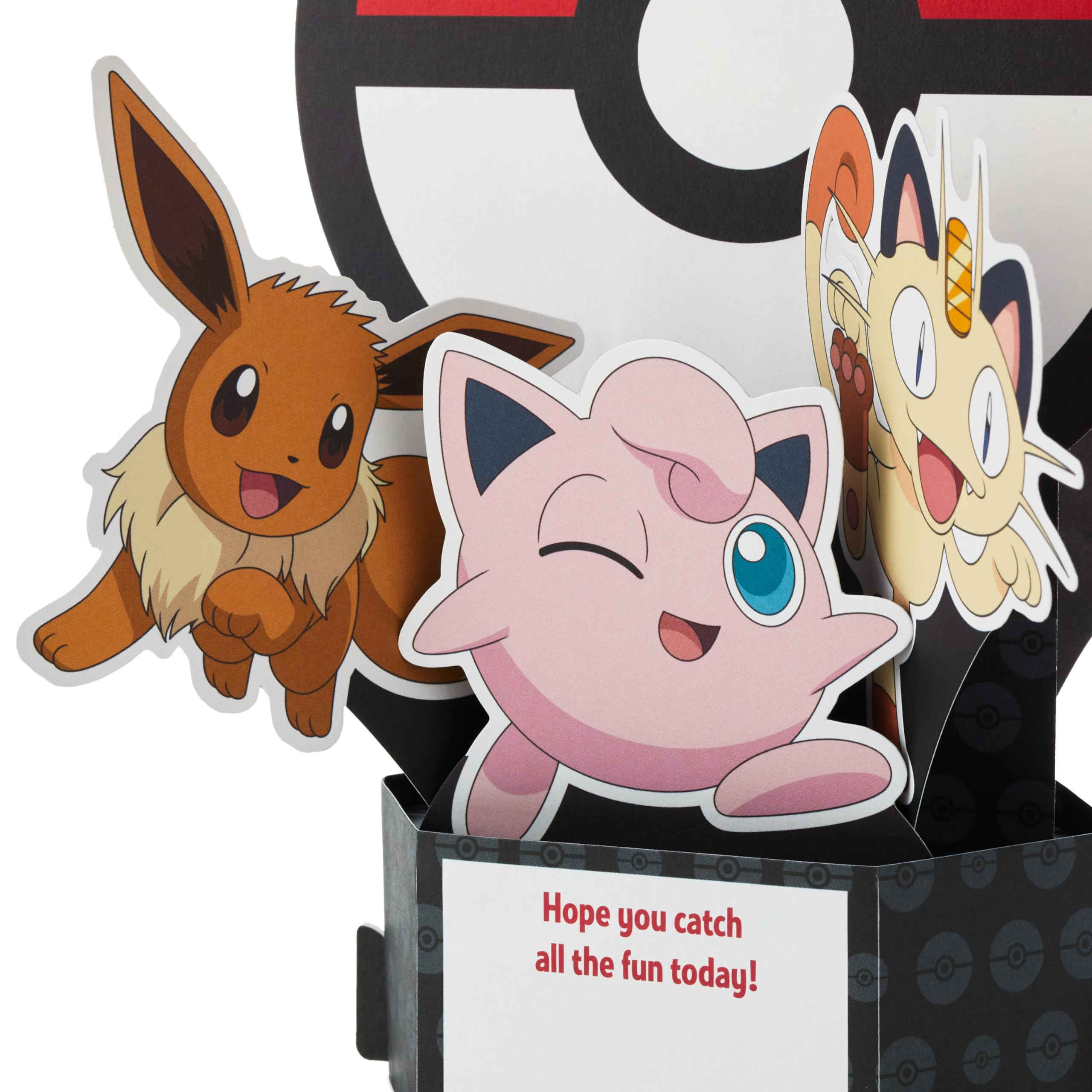 Hallmark Pop Up Birthday Card for Kids (Pokémon) Paper Wonder 3D Card for Birthday Boy