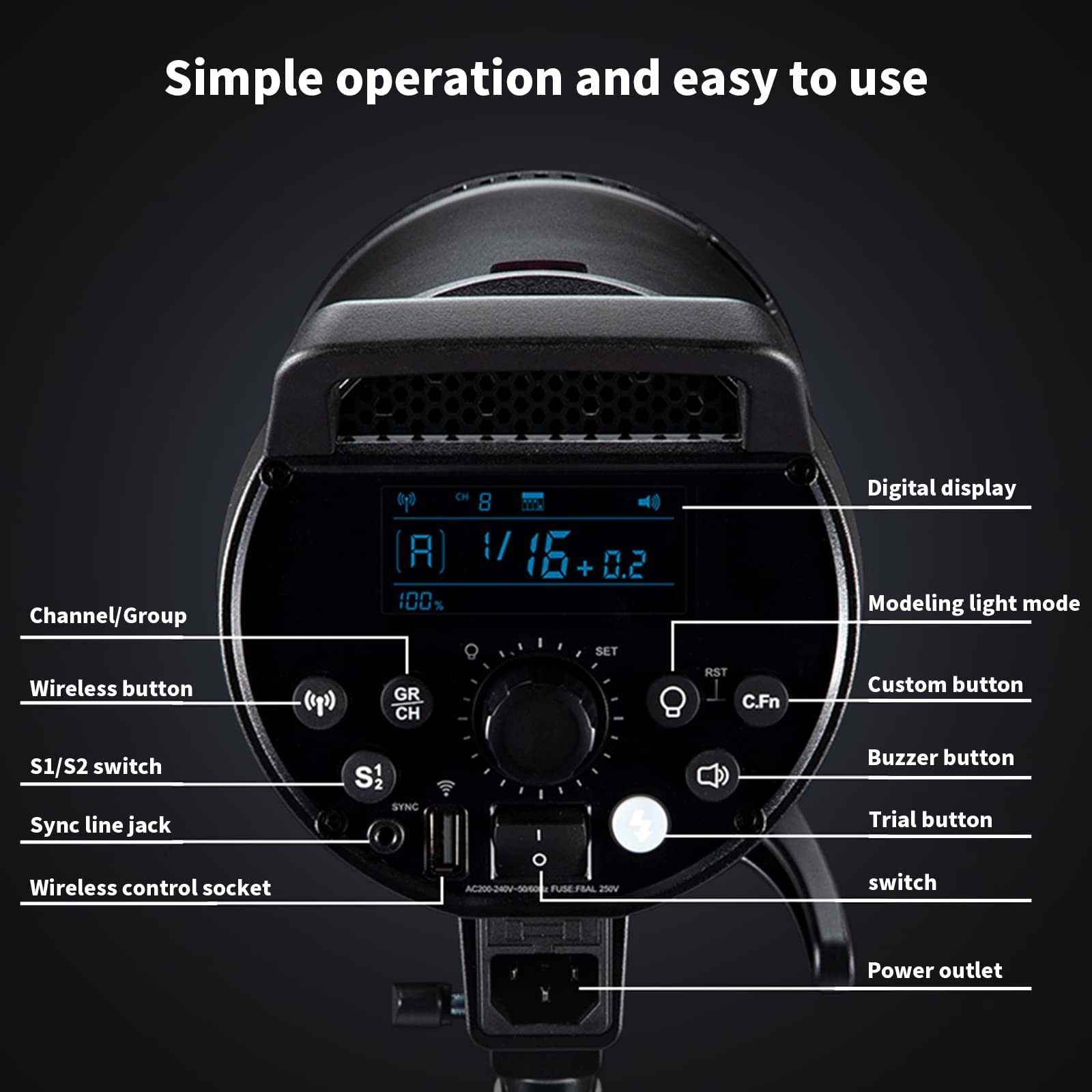 Godox 3Pack DP600III Speedlite Studio Flash Strobe Monolight Kit,1800Ws Bowens Mount Photography Lighting with Softbox,Umbrella,Barndoor Kit for Location and Studio Video Shooting,Portrait
