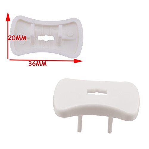 EliteBaby Cover Outlet Plug Protector with Key for Baby Safety, 6 Pack
