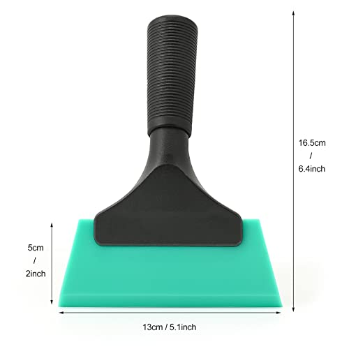 EHDIS Small Squeegee 5 inch Rubber Window Tint Squeegee for Car, Glass, Mirror, Shower, Auto,Windows -Red (Light Blue, 2)