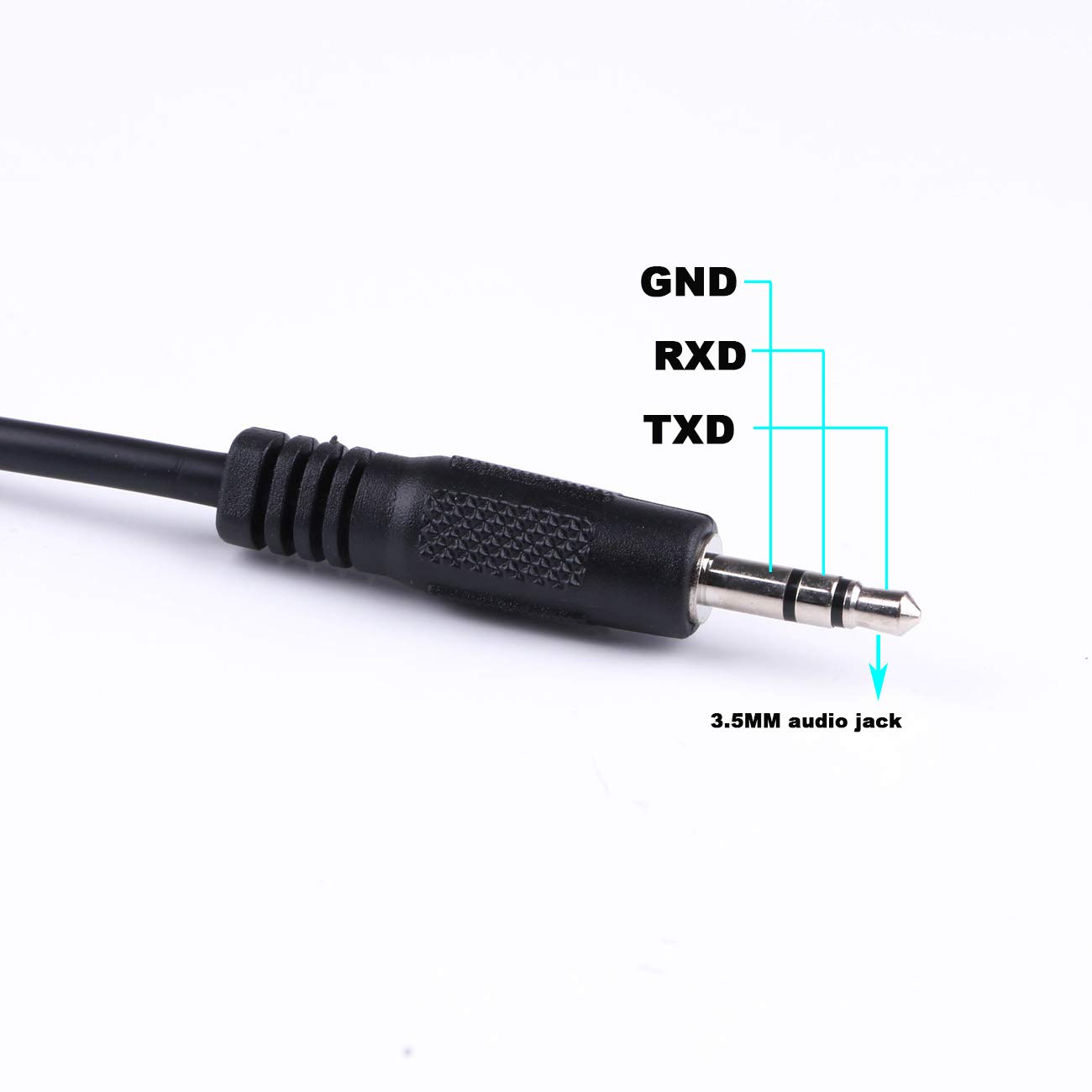 Suamdoen USB to 3.5mm Audio Jack 5V TTL UART Serial Cable with FT232RL Chipset Works for LG HDTV LG Televisions Mazur PRM-9000, TTL-232R-5V-AJ