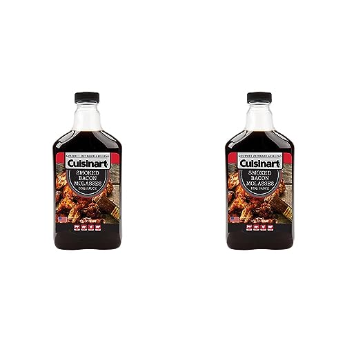 Cuisinart CGBS-014 Smoked Bacon Molasses BBQ, Premium Flavor and Blend for Marinade, Dip, Sauce or Glaze, 13 oz Bottle (Pack of 2)