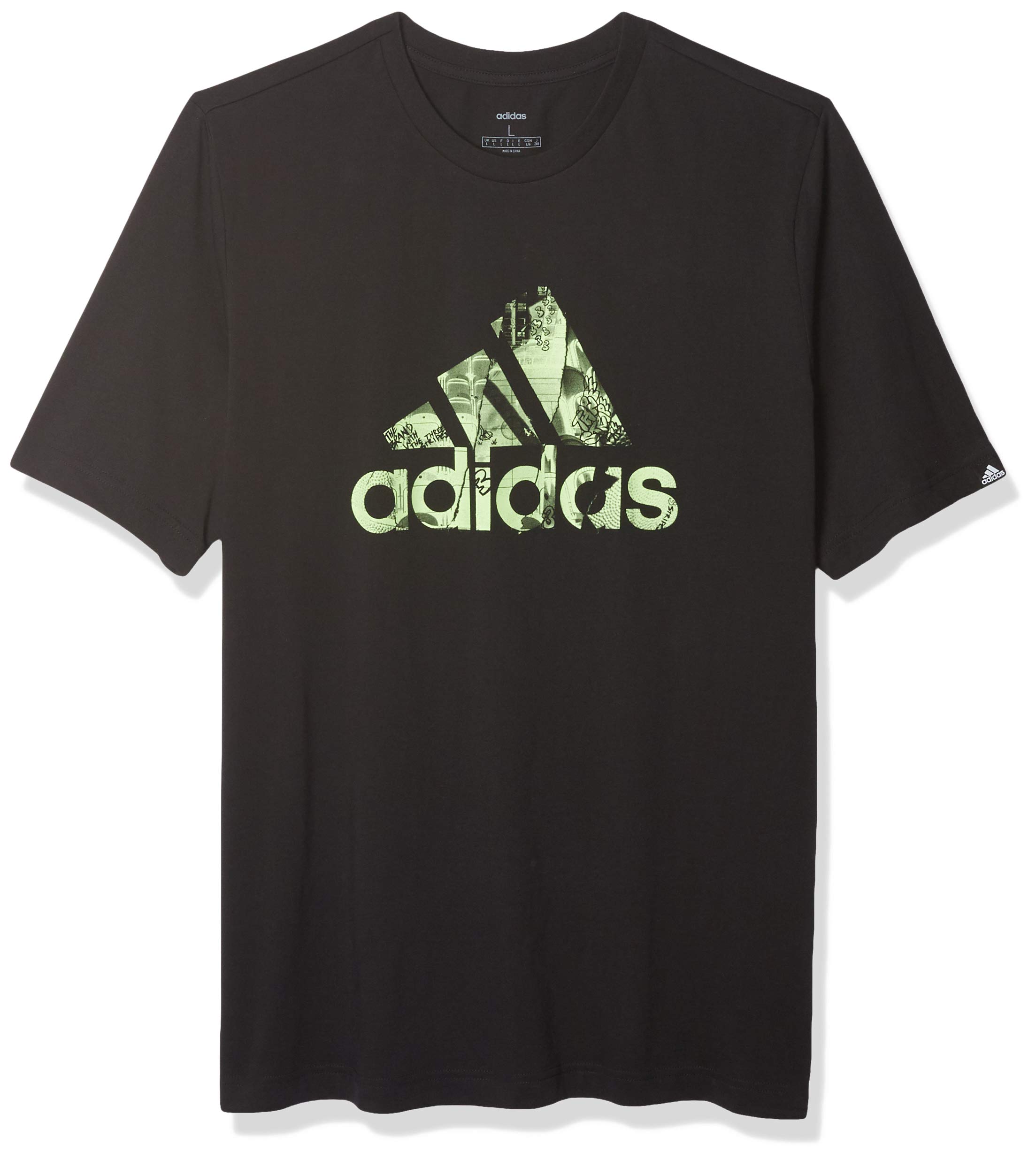 adidas mens Photo Logo Black Small