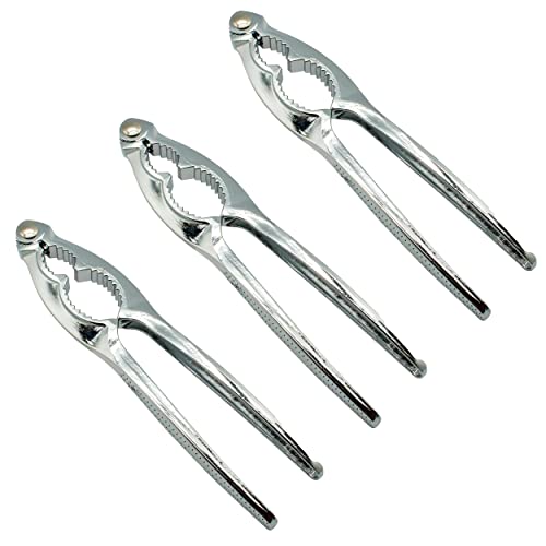 Culinary Elements Stainless Steel Lobster Cracker, Seafood and Nut Cracker Tool: Reusable, Heavy Duty & Dishwasher Safe (3 Pack)