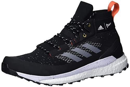 adidas mens Terrex Free Hiker Parley Hiking Boot Black/Grey/blue spirit 8 medium US