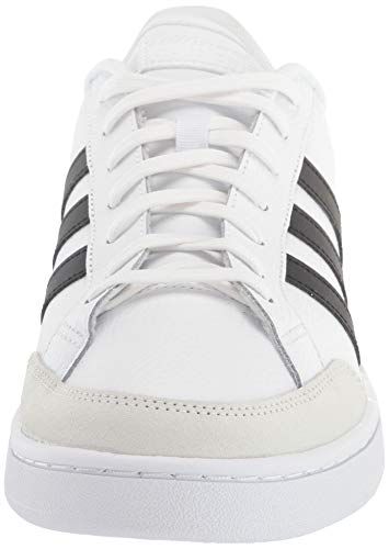 adidas Men's Grand Court SE Tennis Shoe, White/Black/Orbit Grey, 9