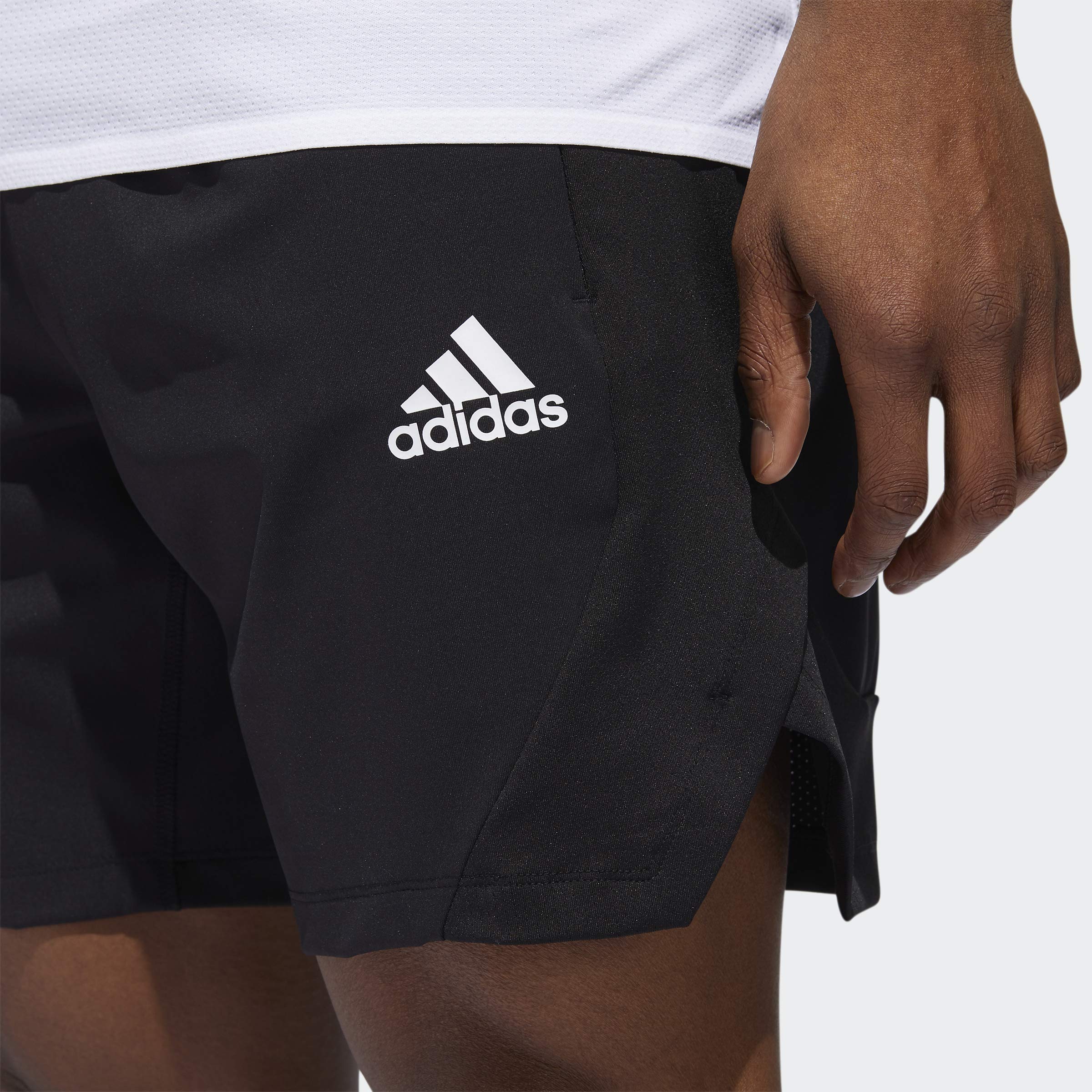 adidas mens Training Shorts HEAT.RDY Glory Grey X-Large