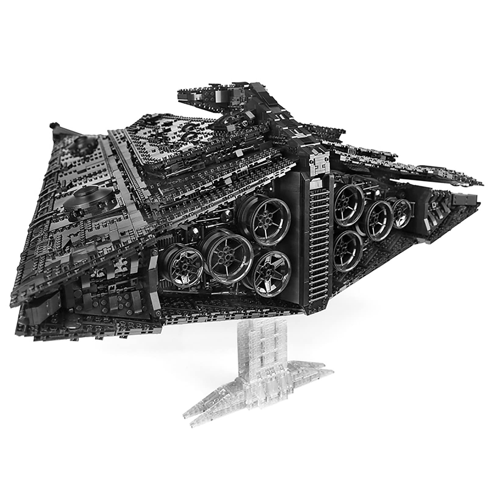 Mould King 21004 Super Star Destroyer Model, Eclipse-Class Imperial Star Destroyer Building Toy, 10368+Pcs Buildable Toy Model, UCS Assembly Awesome Toy Building Kit Large Collection