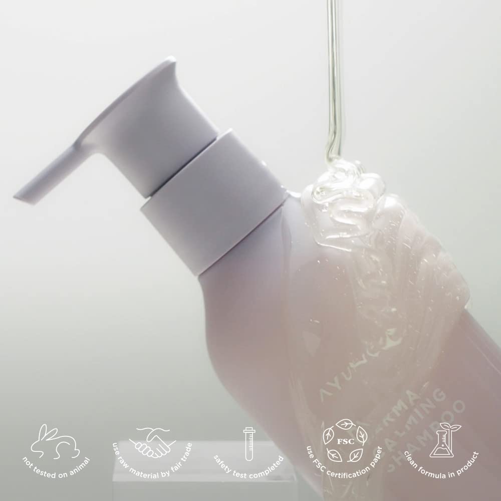 AYUNCHE Derma Calming Hair Shampoo 11.8oz + Mask 6.76fl oz + Serum 2.7fl oz [For Dry & Sensitive Scalp]