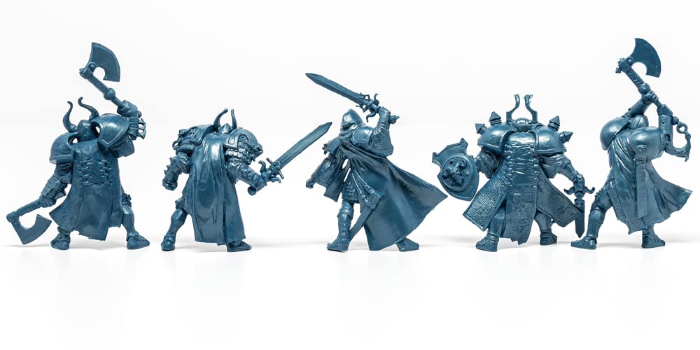 Fantasy Battles Creature Mini Action Figure Playset- Wariors 2 ʺ Fantasy Figures - XL 1/32nd Scale DND 5 pcs Characters Accessories RPGs and Soldiers