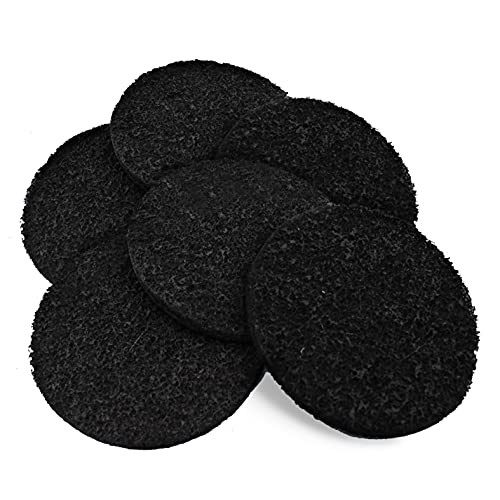 BioStrike Compost Crock - Activated Carbon Filters for Compost Bucket, Control Kitchen Odors, 5.5-inch Round, Made in USA (6 Count)