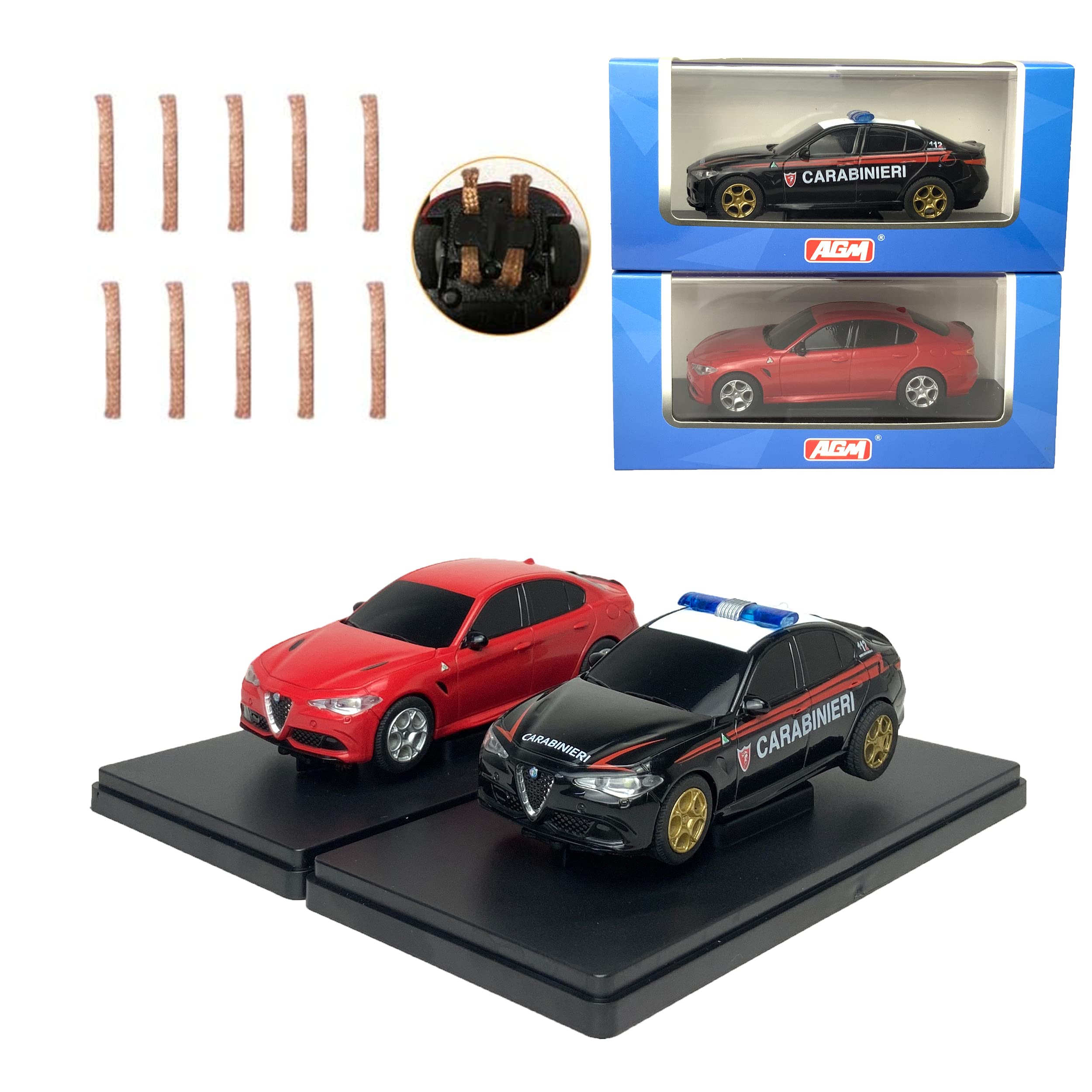 AGM MASTECH Slot car Set ASR-02 with More Two lience Slot Cars TR-C110112