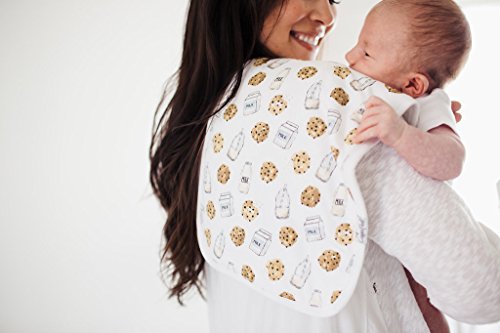Copper Pearl Baby Burp Cloth Large 21''x10'' Size Premium Absorbent Triple Layer 3-Pack Gift Set “Chip Set