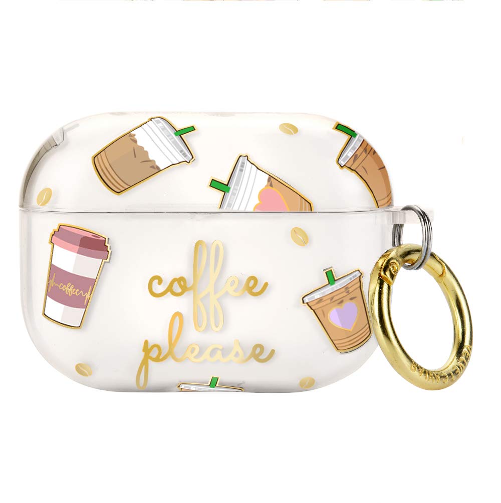 Velvet Caviar Compatible with AirPods Pro Case 2nd and 1st Generation - Cute Protective Hard Cover for Women - Coffee