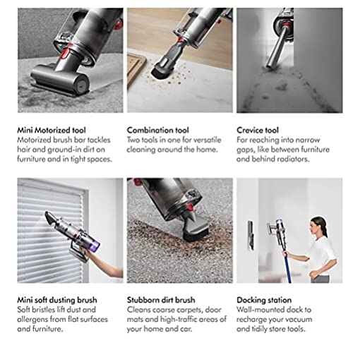 Dyson V11 Torque Drive Cordless Vacuum w/Grab-and-Go Floor Dok - Iron Gray