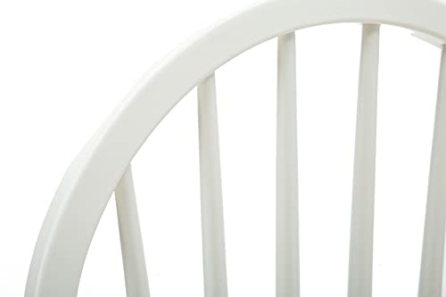 Boraam Farmhouse Dining Chairs, Set of 2 - White/Natural