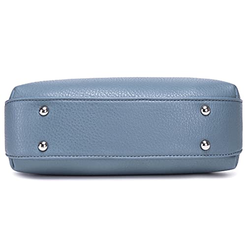 DAVID - JONES INTERNATIONAL. Crossbody Bag for Women, Small Shoulder Purses and Handbags with Vegan Leather, Casual Functional Everyday Purse with Adjustable Strap,Navy Blue Bags
