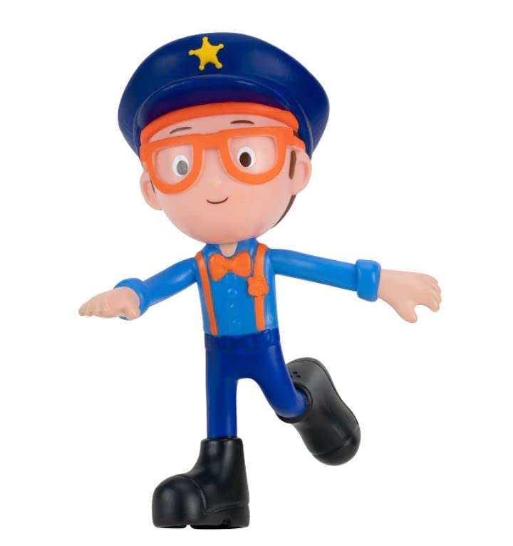 Blippi Bendable Toy Bundle - 2 Blippi Action Figure Bendable Toys for Kids (Styles May Vary) | Blippi Party Favors with Stickers | Blippi Bendable Action Figures