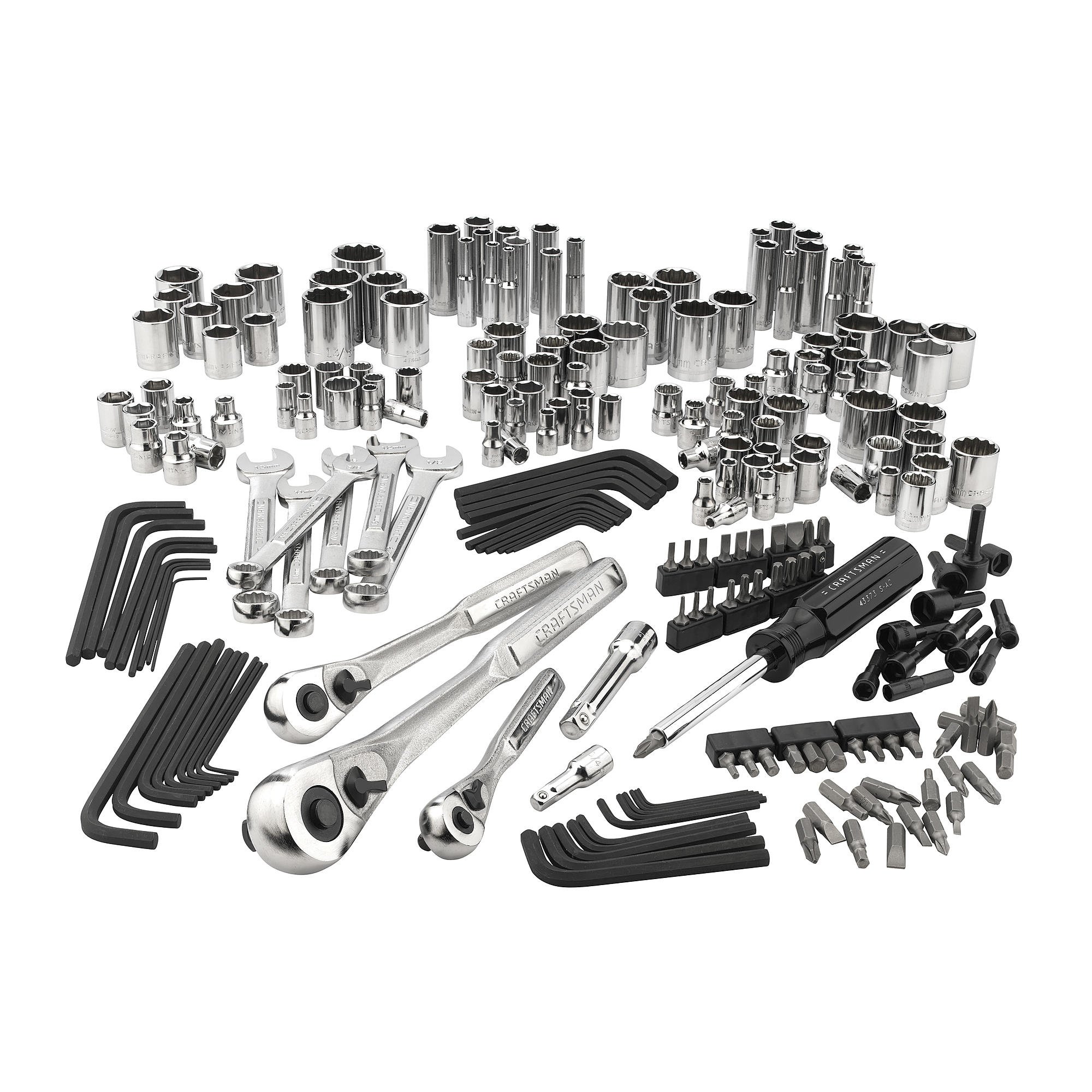 Craftsman 230-Piece Mechanics Tool Set, 50230, Silver, 1 Set