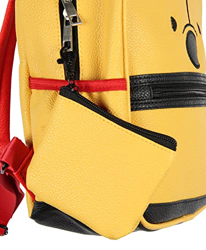 Disney Winnie The Pooh Hunny Lovin' Textured Faux Leather 3D Ears Mini Backpack