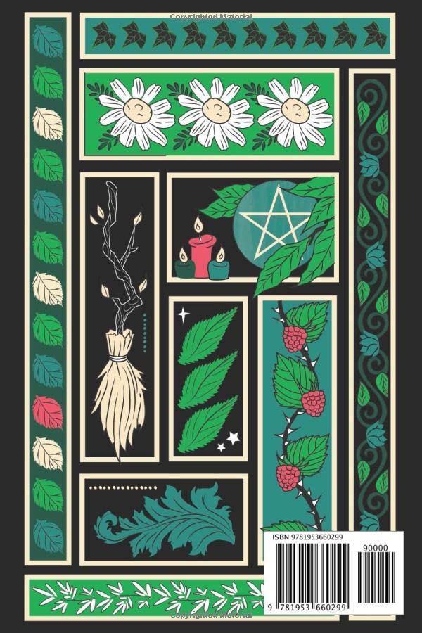 Coloring Book of Shadows: Green Witch's Herbal