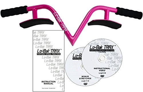 Lo-Bak TRAX Portable Spinal Traction Device by Lori Greiner (Magenta)