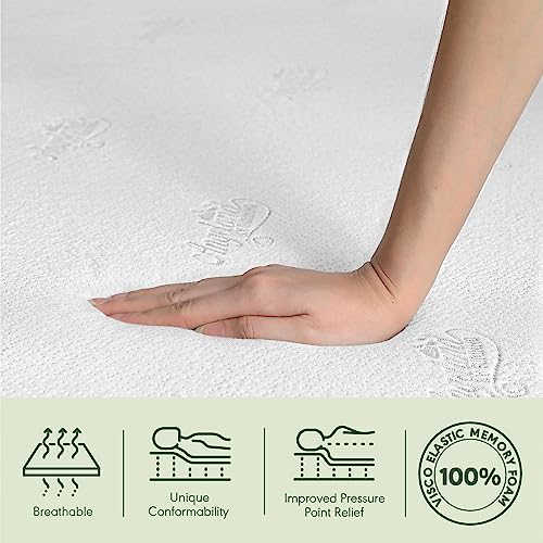 Furinno Angeland Luxury III Gel Infused Memory Foam Mattress/CertiPUR-US Certified/Pressure Relieving/Hypoallergenic, 10-Inch, Full