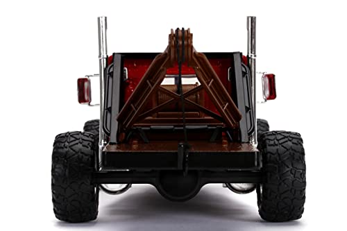 Fast & Furious Presents: Hobbs & Shaw Hobbs' 1:24 Custom Peterbilt Truck Die-cast Car, Toys for Kids and Adults
